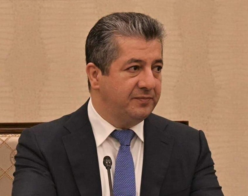 مەسروور بارزانی سەرەخۆشی لە بەرهەم ساڵح دەکات